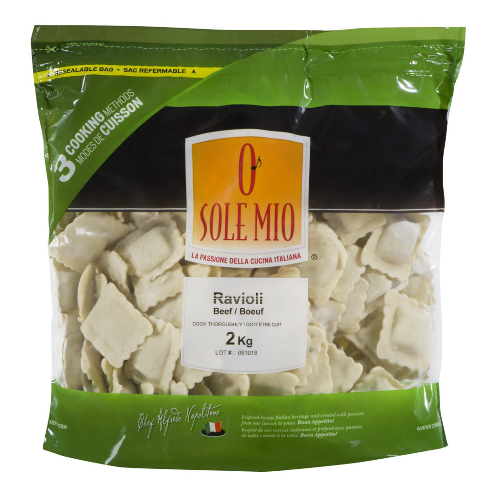 RAVIOLI Beef – Pâtes et Sauces Italiennes