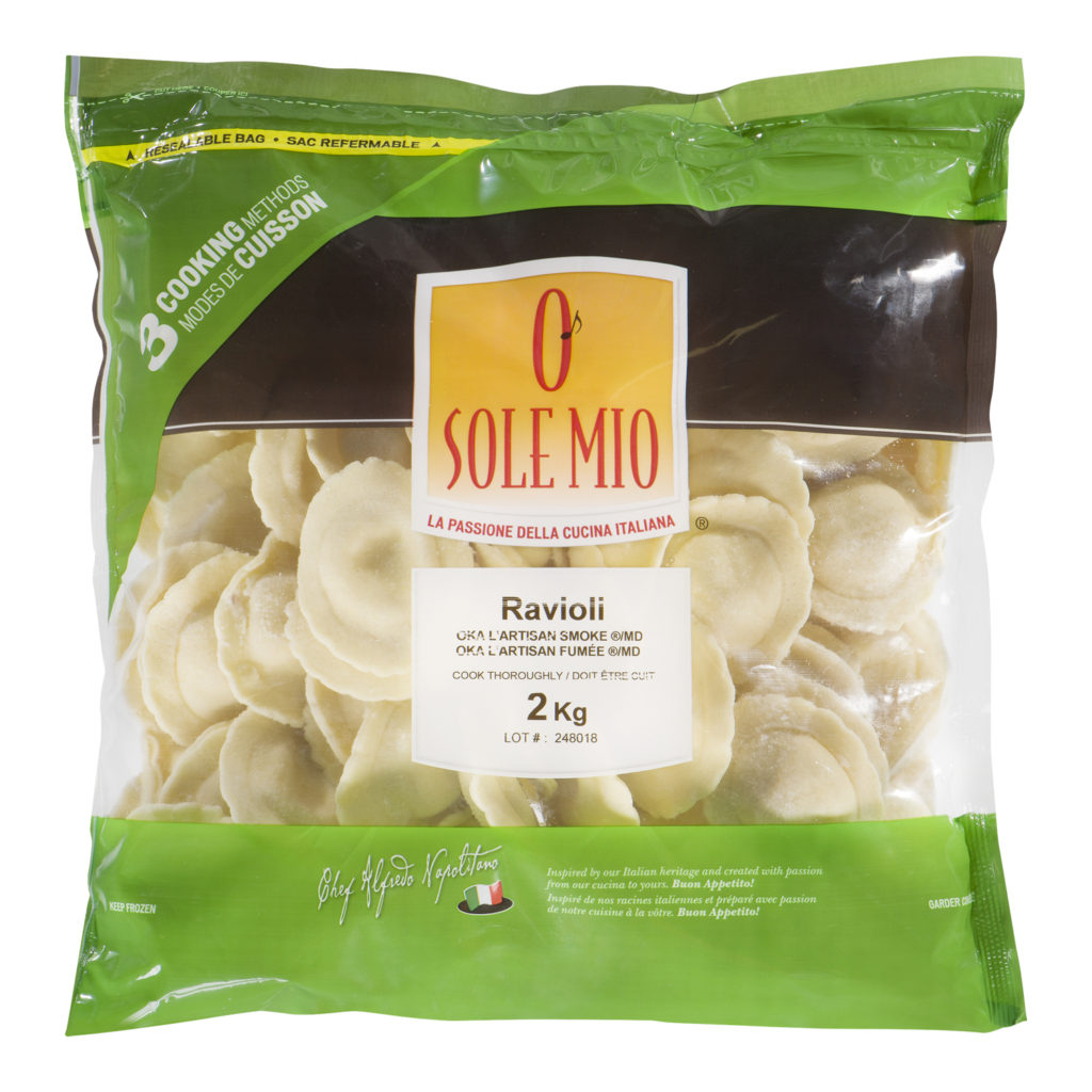 RAVIOLI JUMBO Smoked Oka – Italian Pasta & Sauces